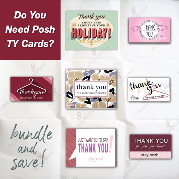 Posh | Office | Shop Here For My Posh Thank You Cards | Poshmark